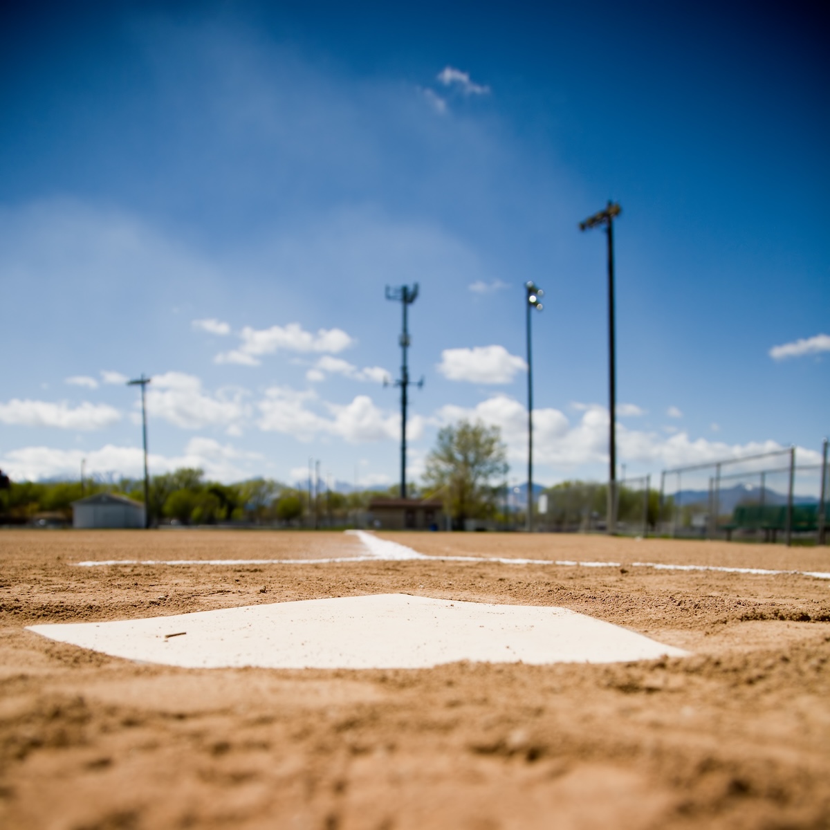 Home Plate with ball field sand | Bray Topsoil & Gravel